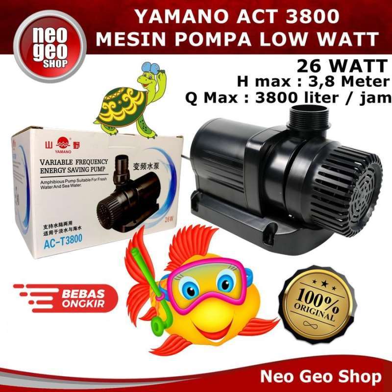 Jual Yamano Act3800 Act T 3800 Ac T3800 Mesin Pompa Air Kolam Ikan Low Watt Di Seller Neo Geo ...
