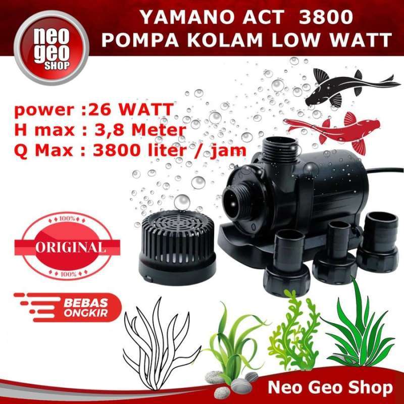 Jual Yamano Act3800 Act T 3800 Ac T3800 Mesin Pompa Air Kolam Ikan Low Watt Di Seller Neo Geo ...