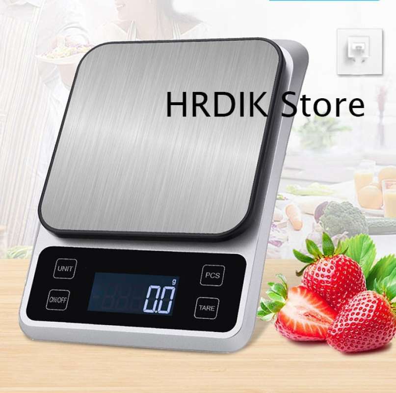Jual Timbangan Dapur 10kg Akurasi 1 Gram Kitchen Scale Coffee Susu 1g 10 Kg Di Seller Qornita ...