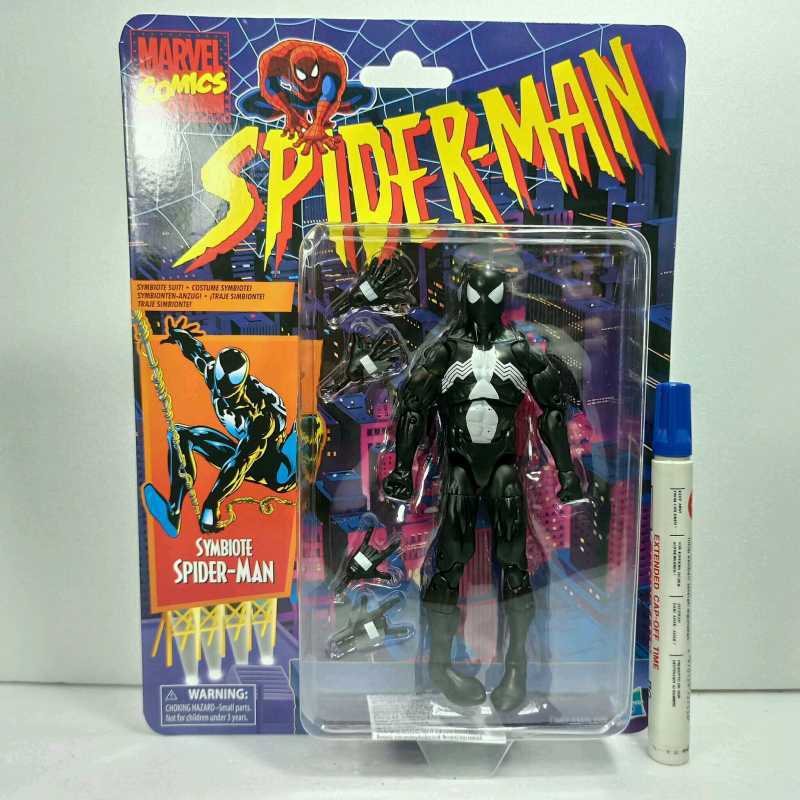 Jual Mainan Action Figure Spider Man Spiderman Symbiote Retro Card ...