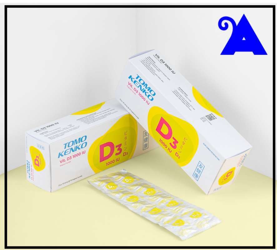 Promo Vitamin D3 1000 IU Tomo Kenko High Quality Kemasan Strip ...