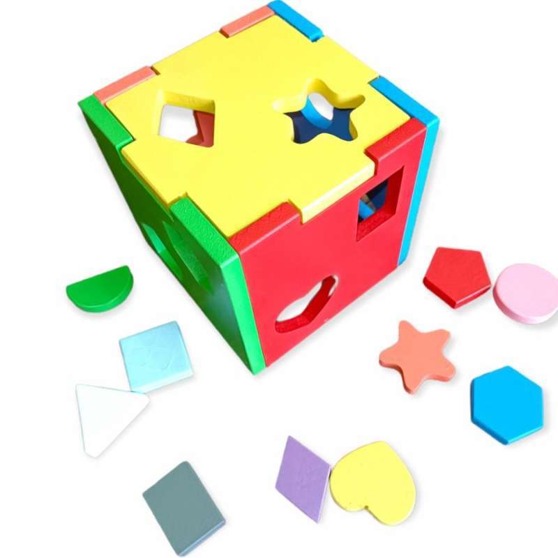Jual Mainan Anak Edukasi Kotak Shortasi Bentuk Warna Warni Menyenangkan ...