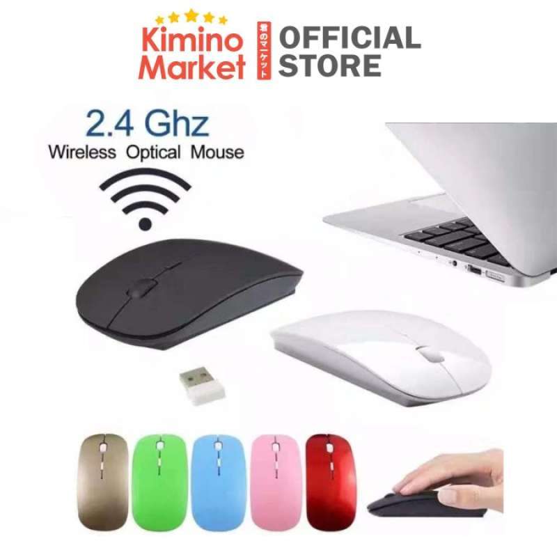 Jual Mouse Wireless Optical Tanpa Kabel Ultra Slim Di Seller Meena ...