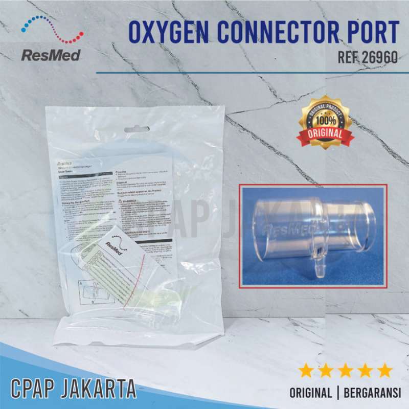 Jual Oxygen Connector Port Resmed For Cpap And Bilevel Port Oksigen Di ...