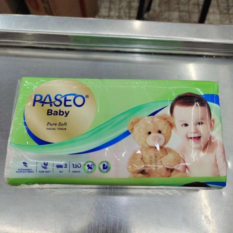 Jual PASEO BABY PURE SOFT FACIAL TISSUE 130'S di Seller TOKO ASIA BARU ...