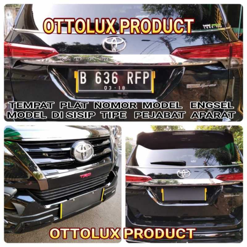 Promo Tempat plat nomor. Dudukan plat nomor model sisip bisa cabut ...