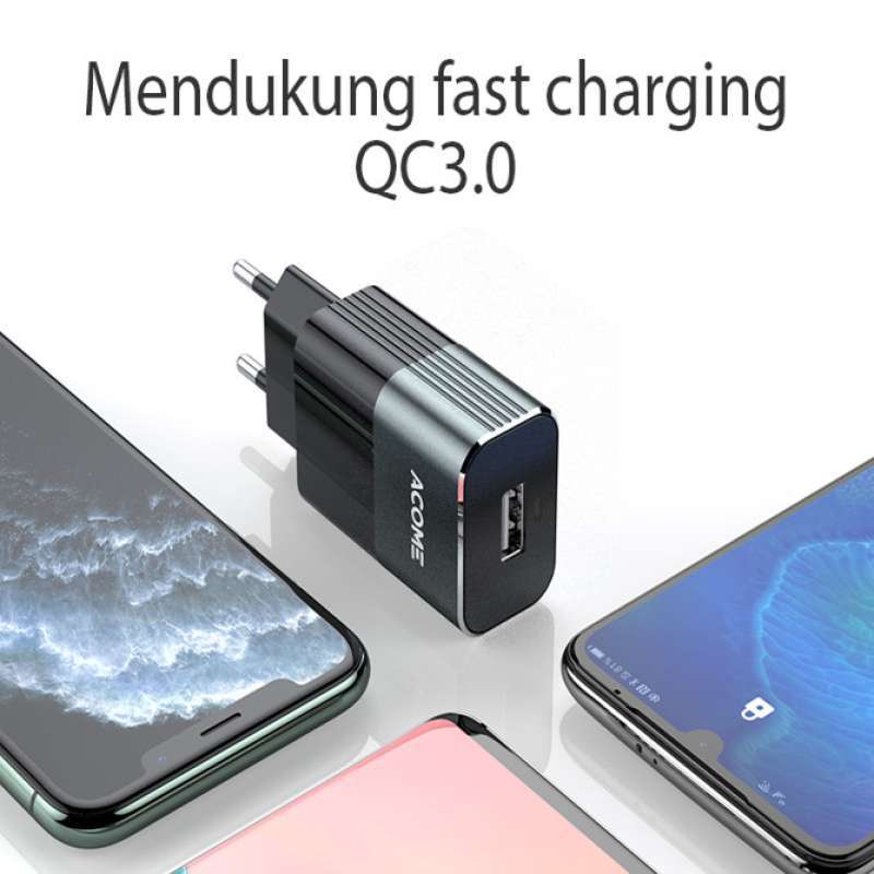 Jual Jual Charger Adaptor Acome AC01 3A 18W Fast Charging-GARANSI RESMI ... Jual Jual Charger Adaptor Acome AC01 3A 18W Fast Charging-GARANSI RESMI ...