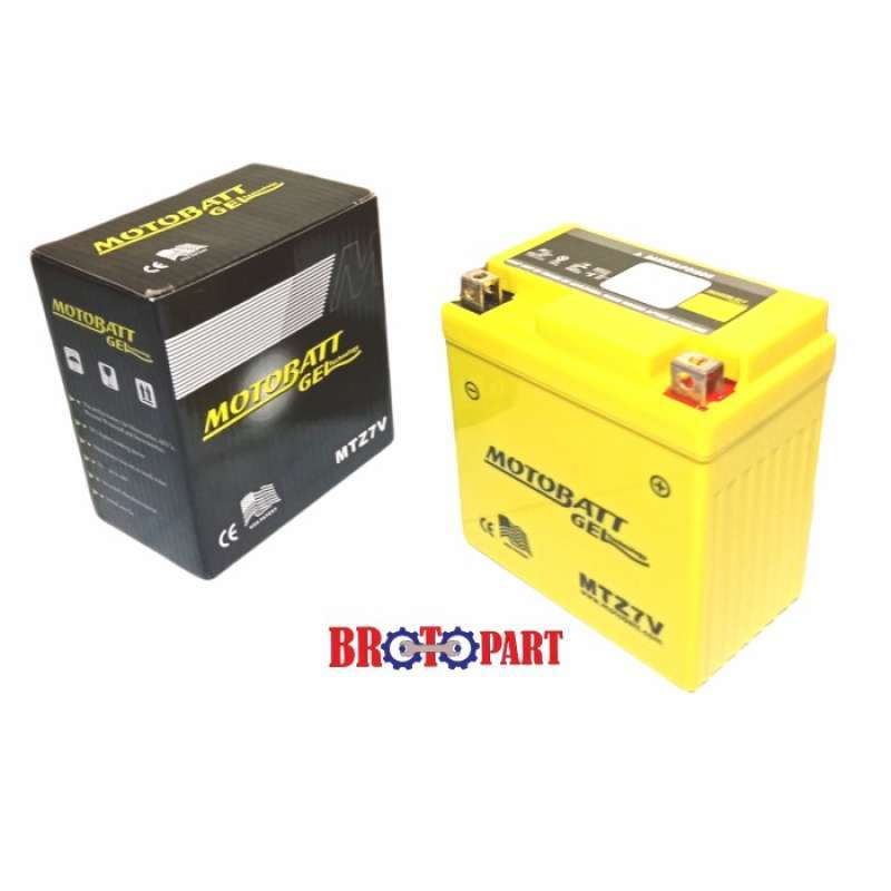 Jual Aki Motor Yamaha Nmax Aerox Levi MT-250 WRF 250F Motobatt MTZ7V MF ...