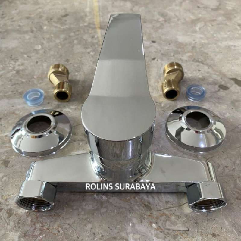 Jual Kran Shower Keran Kamar Mandi toilet Air Panas Dingin Keran ...