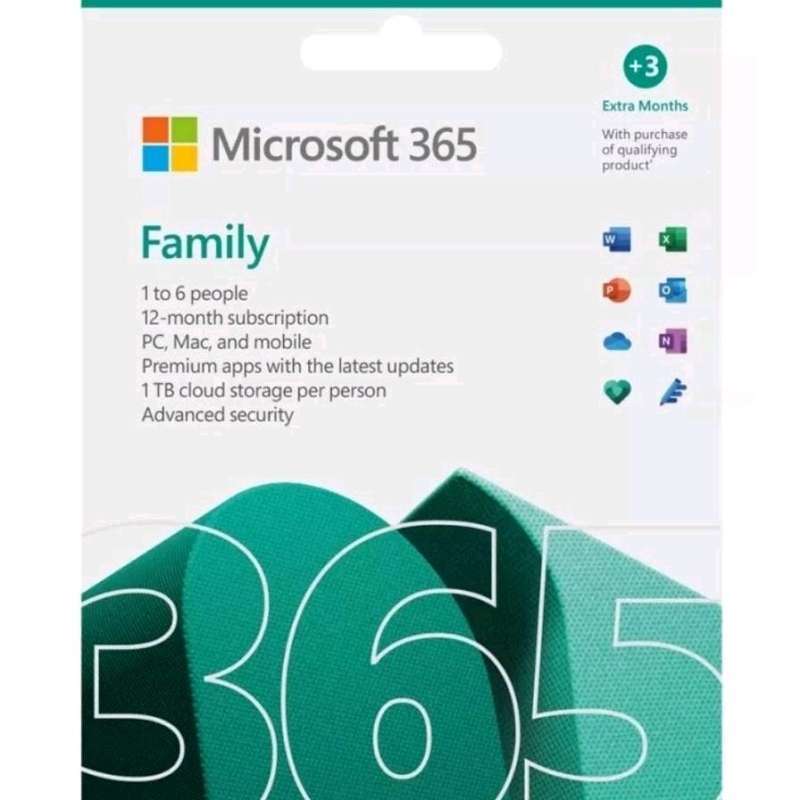 Jual Microsoft Office 365 Family Pack 6 User Subsription di Seller ...