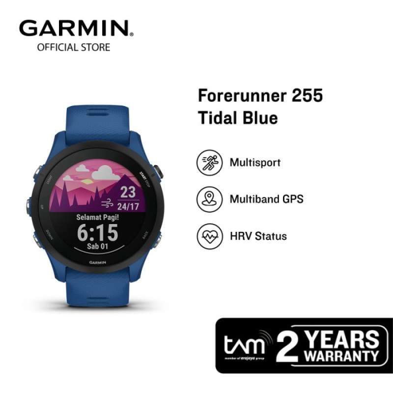 Jual Garmin Forerunner 255 - Tidal Blue di Seller Kasamso Elite - Kapuk ...