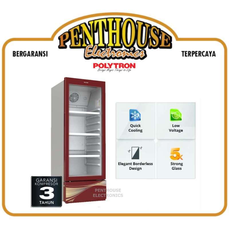 Jual Polytron Showcase SCN 187 R / SCN 187R 180L Elegant Borderless ...