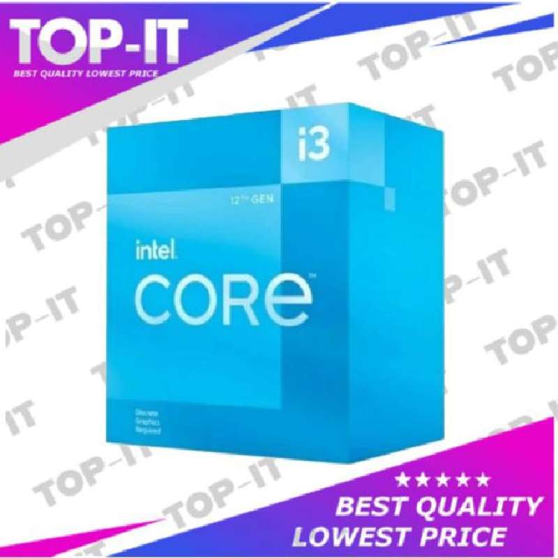 Jual Processor intel Core i3 12100F - LGA1700 di Seller TOP-IT - Kapasan, Kota Surabaya | Blibli