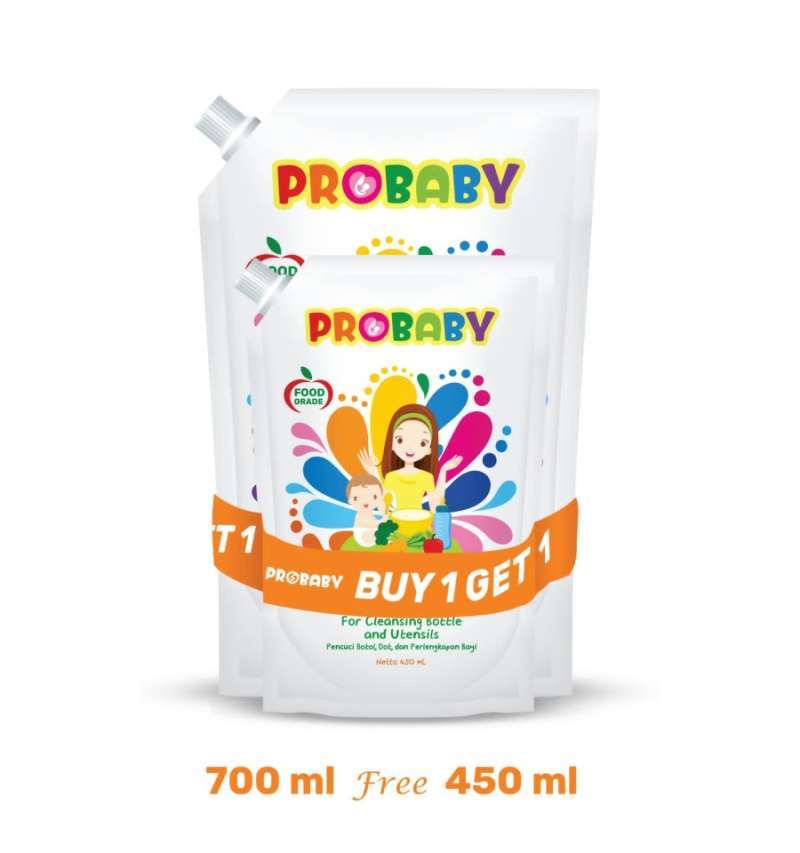 Jual ProBaby Pro Baby Liquid Cleanser 700ml | Sabun Cuci Botol Bayi di ...