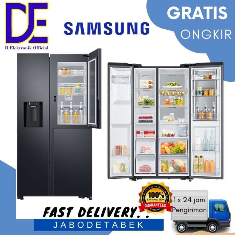 Jual SAMSUNG KULKAS SIDE BY SIDE RH64A53F1B4 with FOOD SHOWCASE ...