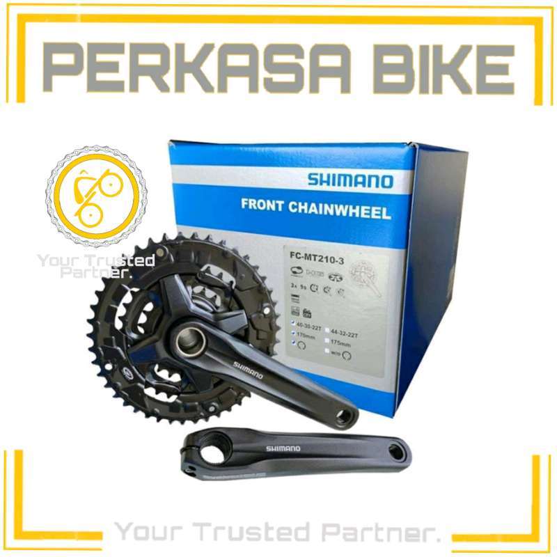 Jual CRANK SET SHIMANO ALTUS FC-MT210-3 HOLLOWTEC 2 40-30-22T TRIPLE 9S ...