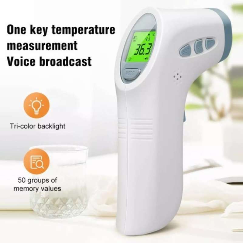 Jual Termometer Gun Infrared Cofoe Pengukur Suhu Tubuh Anak Dan Dewasa ...