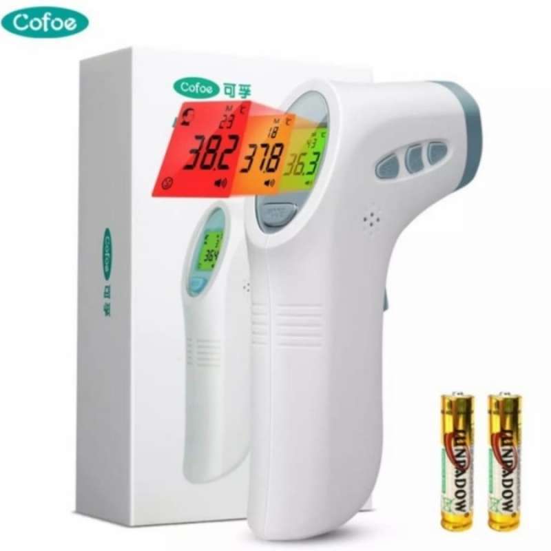 Jual Termometer Gun Infrared Cofoe Pengukur Suhu Tubuh Anak Dan Dewasa ...