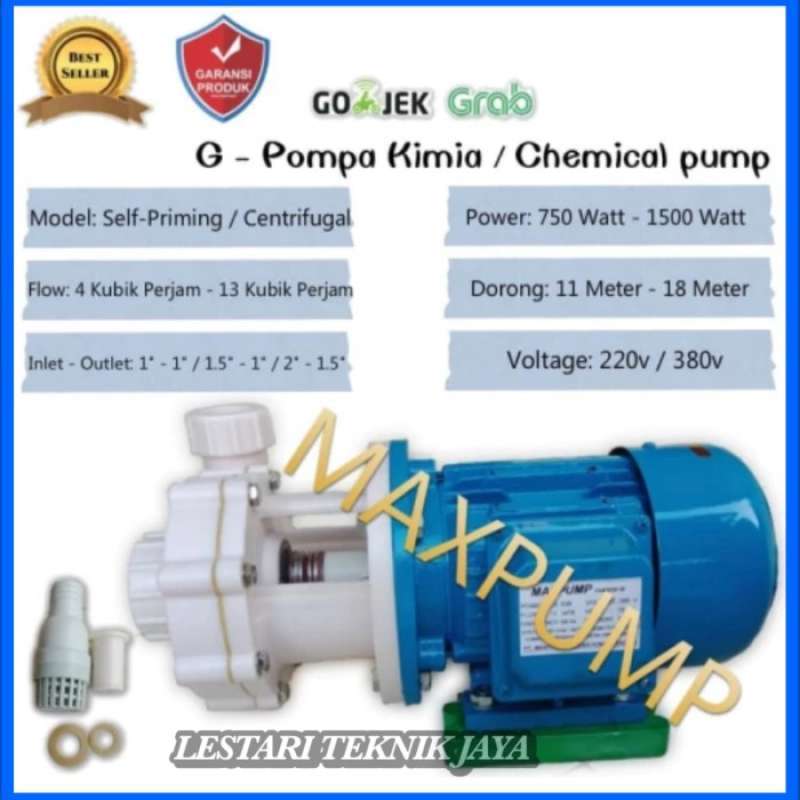 Promo Pompa Kimia / Chemical Pump Fs 32*25-11- 220V Pompa Air Asin Industri di Seller Toko Al ...