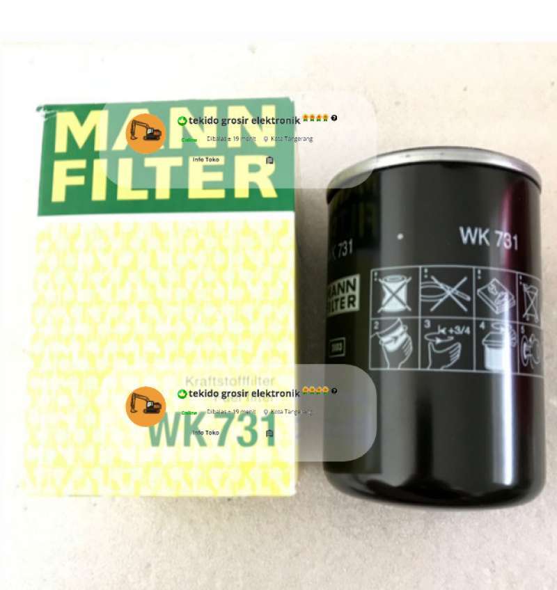 Jual Filter Fuel filter WK731 WK 731 Mann di Seller Alfa Auto Race ...