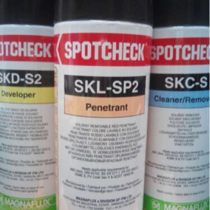 Jual Magnaflux Spotcheck 3 Can (Penetrant, Developer, Celaner/Remover) di Seller Gasta Depn ...