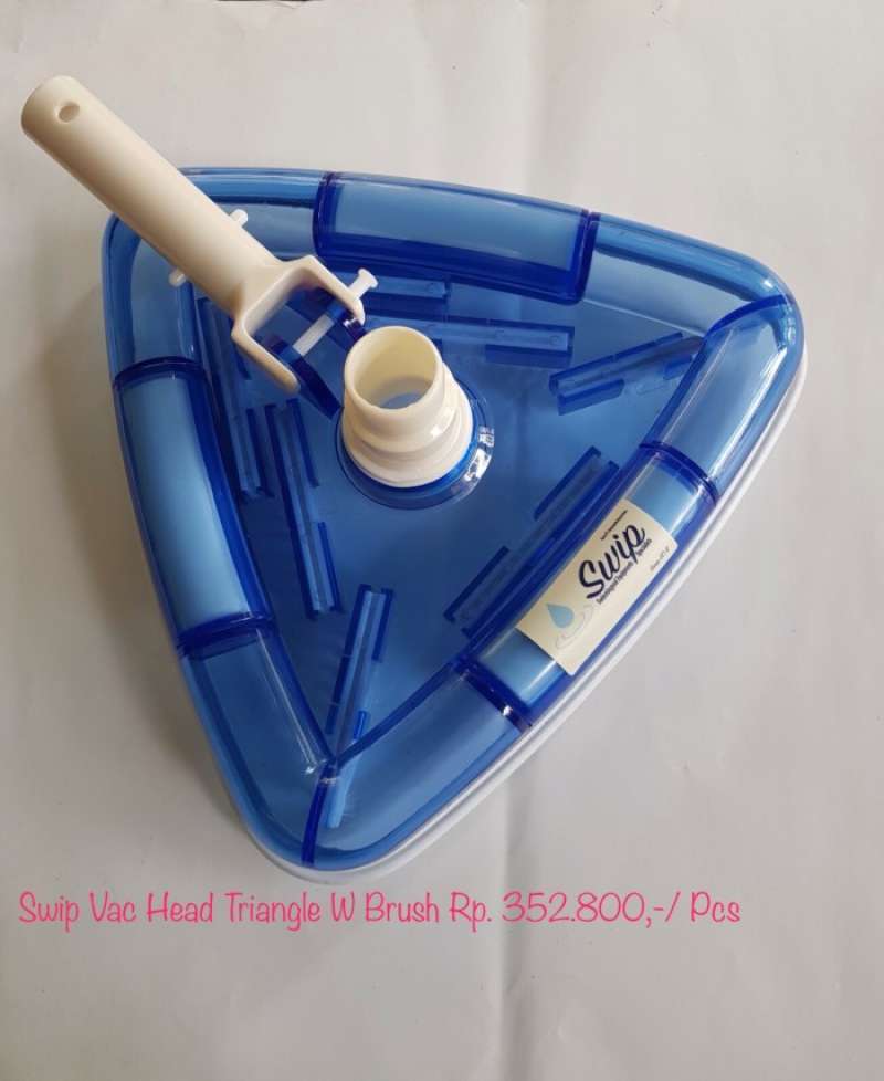 Jual Sikat Kolam Renang Segitiga [Swip Triangle Vacuum Head with Brush] di Seller CobanBaith ...