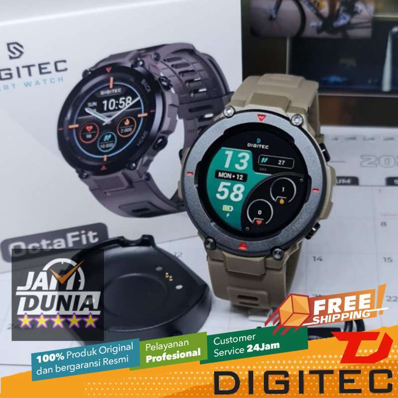 Promo DIGITEC ORIGINAL SMARTWATCH PRIA OCTAFITCH OCTA FIT JAM TANGAN ...