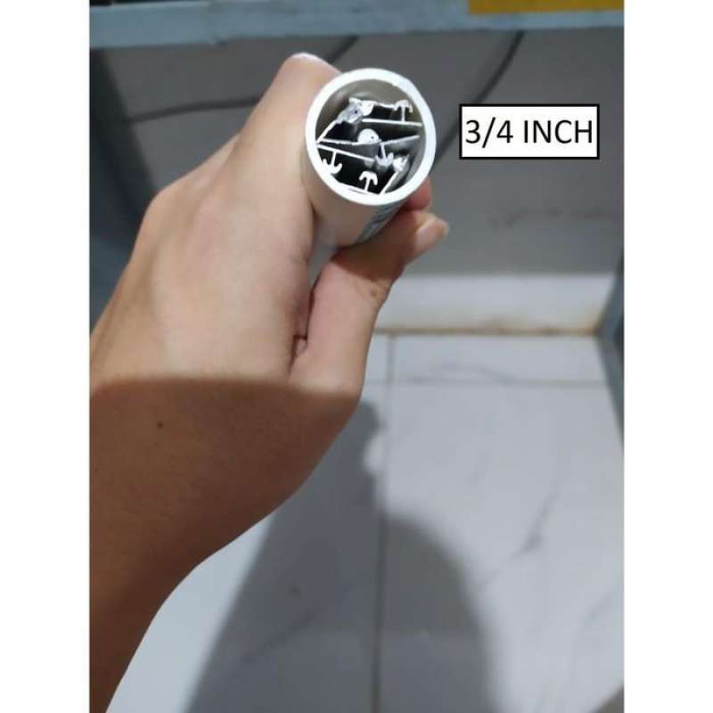 Jual PIPA PVC 3/4 1 METER PARALON PRALON 3/4 INCH PIPA METERAN ECER ...