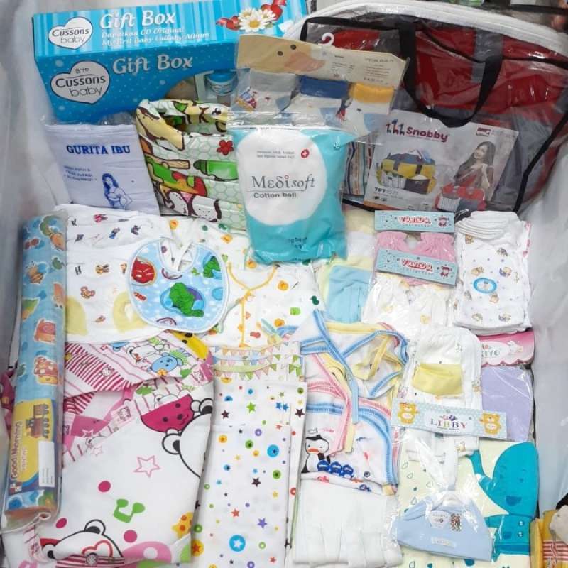 Jual Paket komplit perlengkapan bayi baru lahir newborn paket hemat E ...