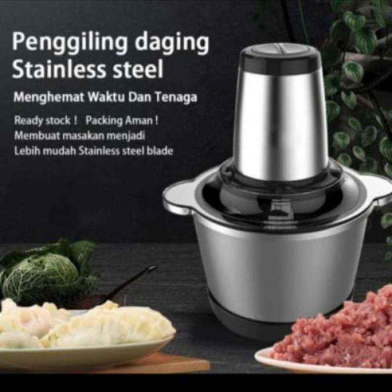 Jual chopper blender penggiling daging stainless blender daging ...