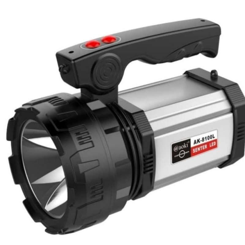 Jual SENTER COMMANDER Senter Aoki Jumbo Hi Power lithium 40w watt AK ...