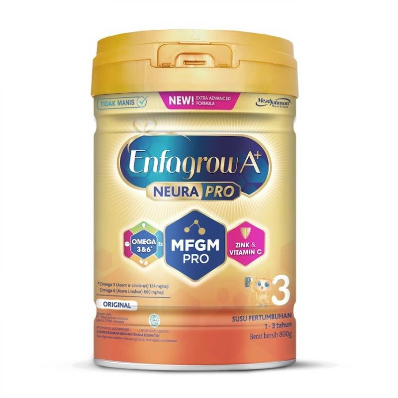 Jual Enfagrow A+ 3 Susu Formula Original 800g di Seller Alfa Healthy ...