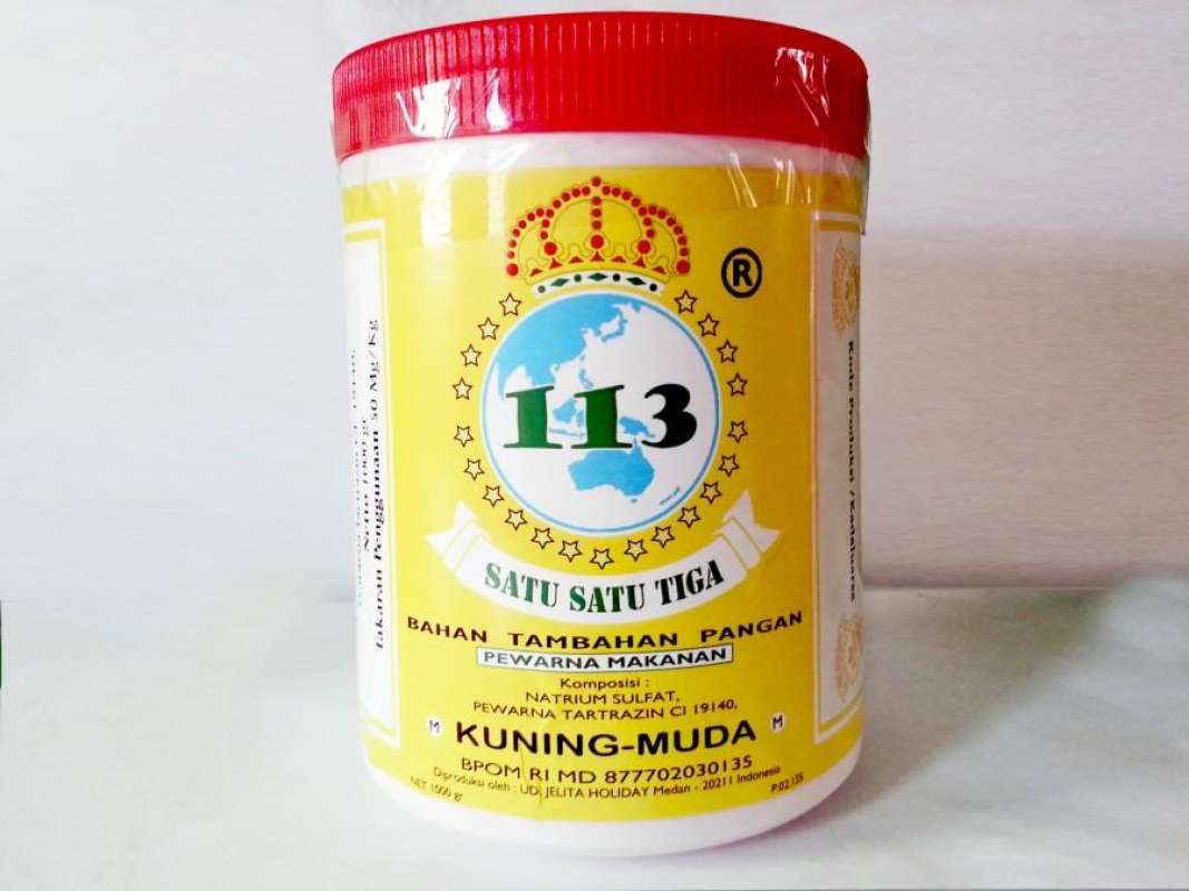 Jual Pewarna Makanan Kuning Muda/ Food Coloring Yellow Lemon 1000gr Di ...