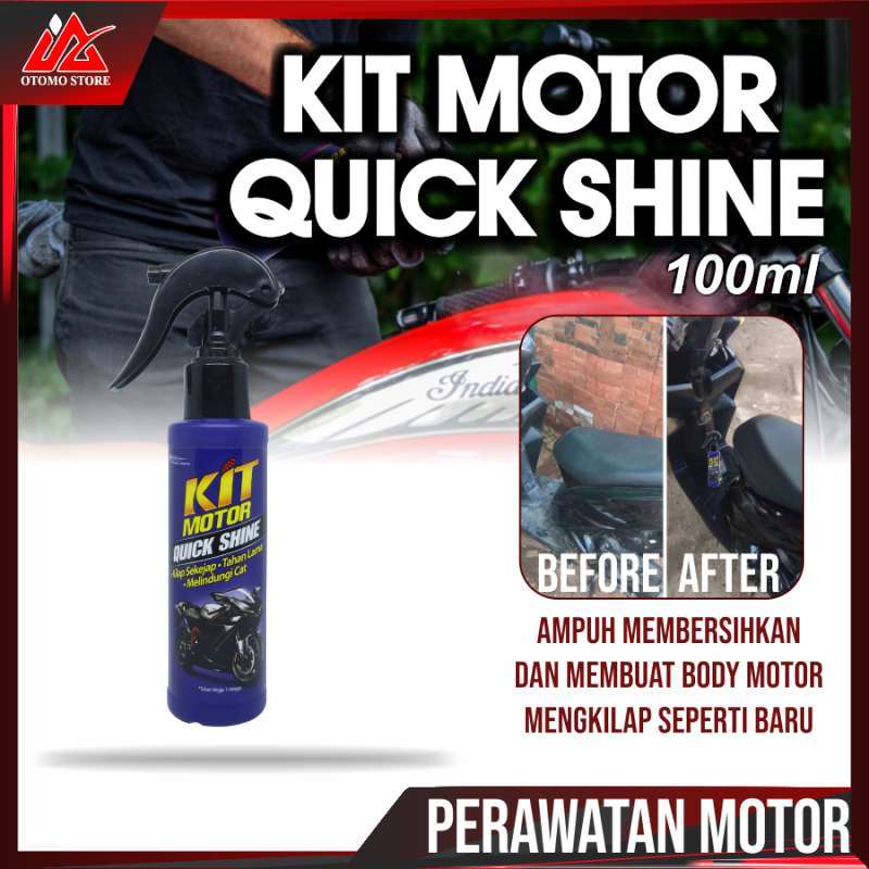 Promo KIT SHINE PUMP Pengkilap Anti Air Debu Kit Quick Shine Pump 100ml ...