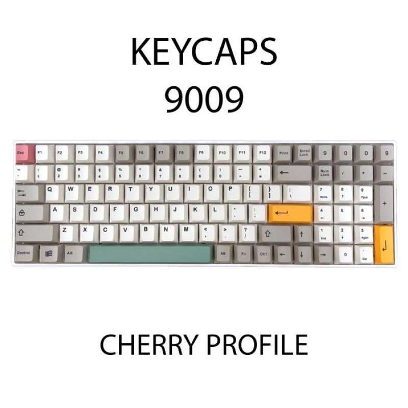 Jual KEYCAPS 9009 PBT CHERRY PROFILE SUBLIM MECHANICAL KEYBOARD SINGLE ...