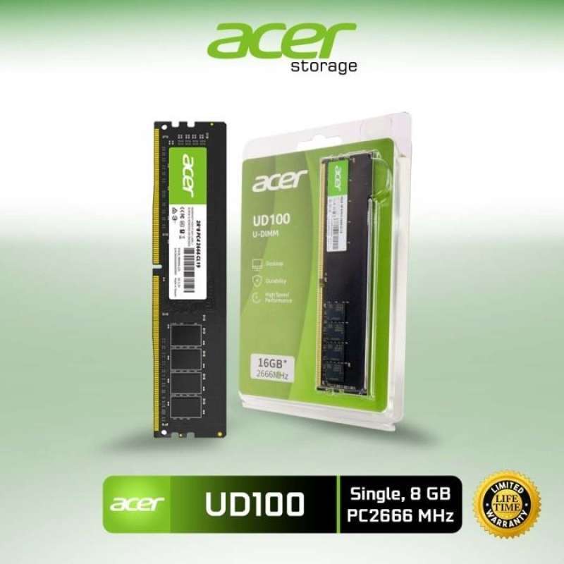 Jual Ram Pc / Memory - Acer Longdimm Memory Ud100 8gb Pc2666mhz Di ...