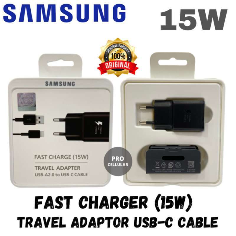 Jual Charger Samsung A51 / A50S Usb Type C 15W Fast Charging Original ...