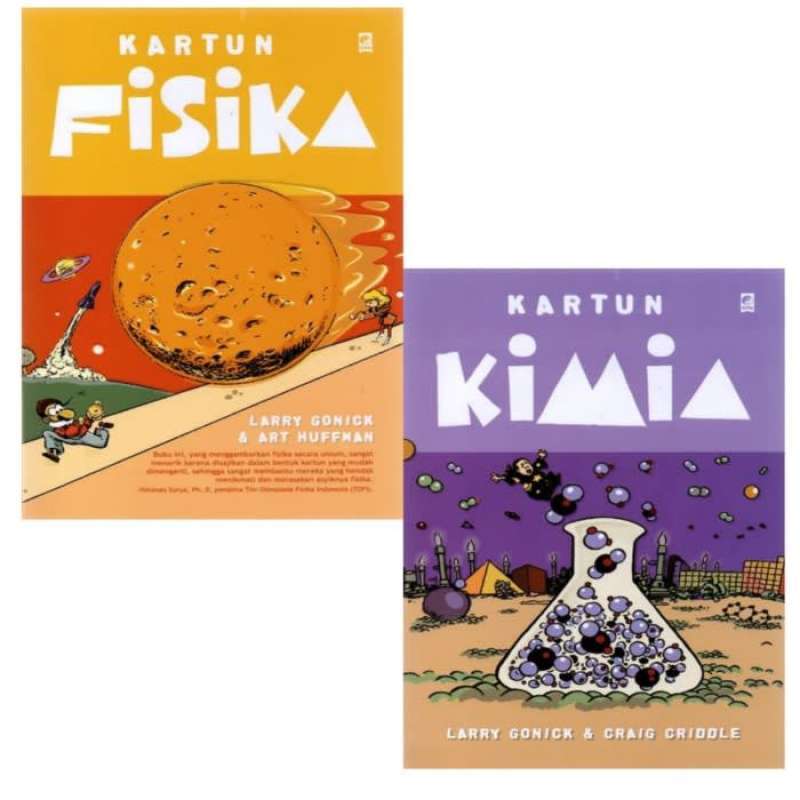 Promo Jual Paket 2 Buku Kartun Fisika Kartun Kimia By Larry Gonick ...