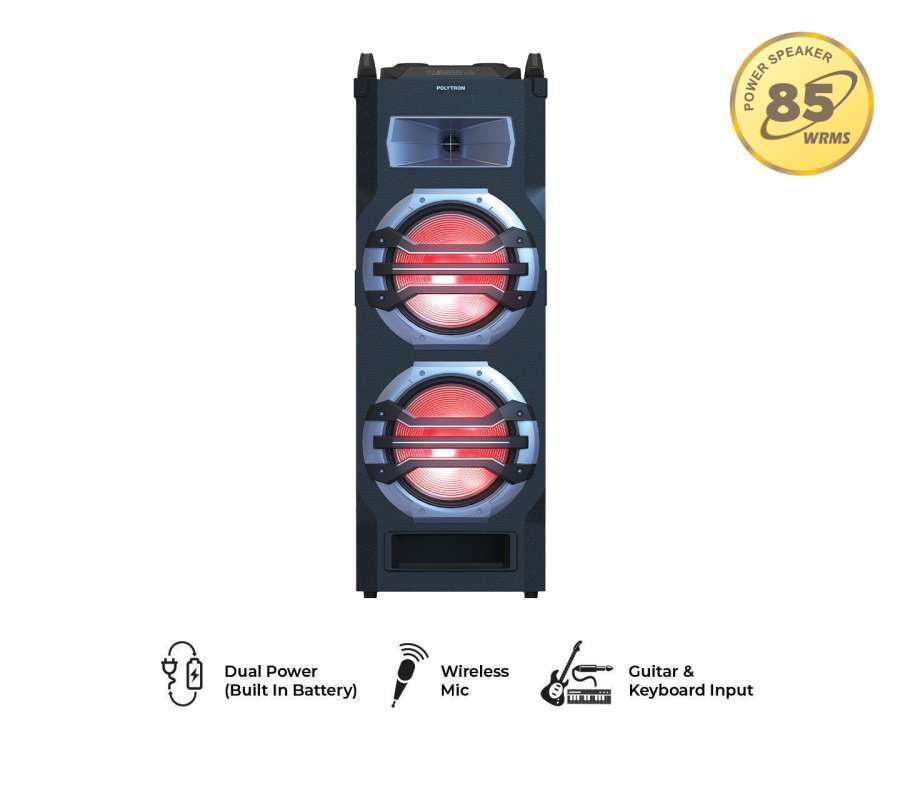Jual Polytron PTS 12KF25 POLYTRON Portable Speaker Bluetooth Karaoke 12 ...