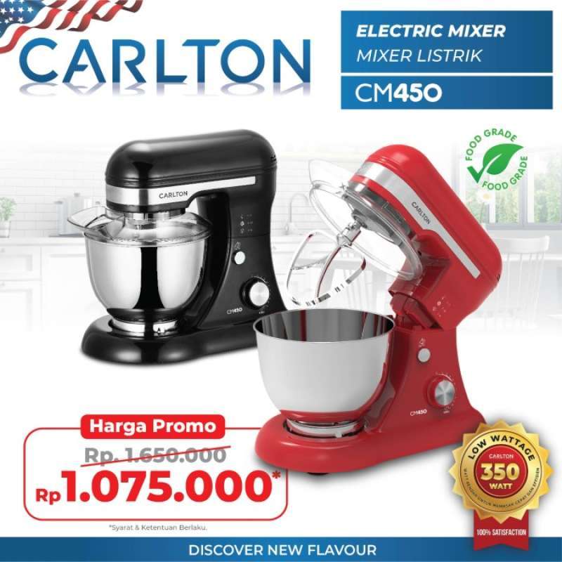 Promo CARLTON MIXER LISTRIK / ELECTRIC MIXER 4,5LITER Diskon 13% di ...