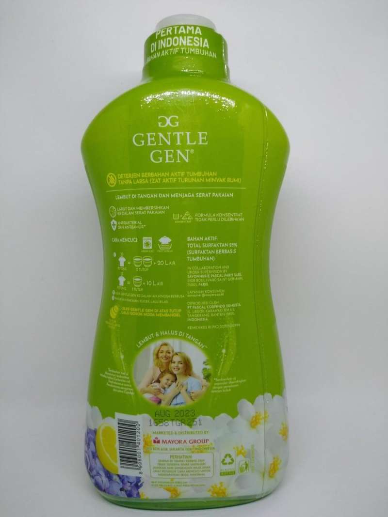 Jual Gentle Gen Detergent Cair 750 ml di Seller shop badge Joy_joyfood ...