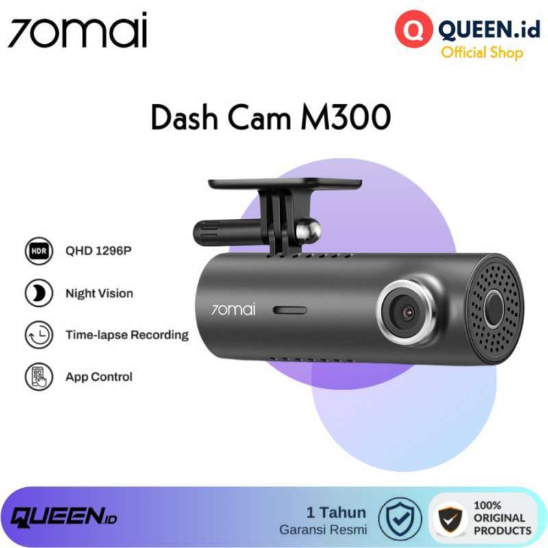 Jual 70MAI Dash Cam M300 1296P 2K 140° Camera DVR Mobil Night Vision HD di Seller QUEEN id ...