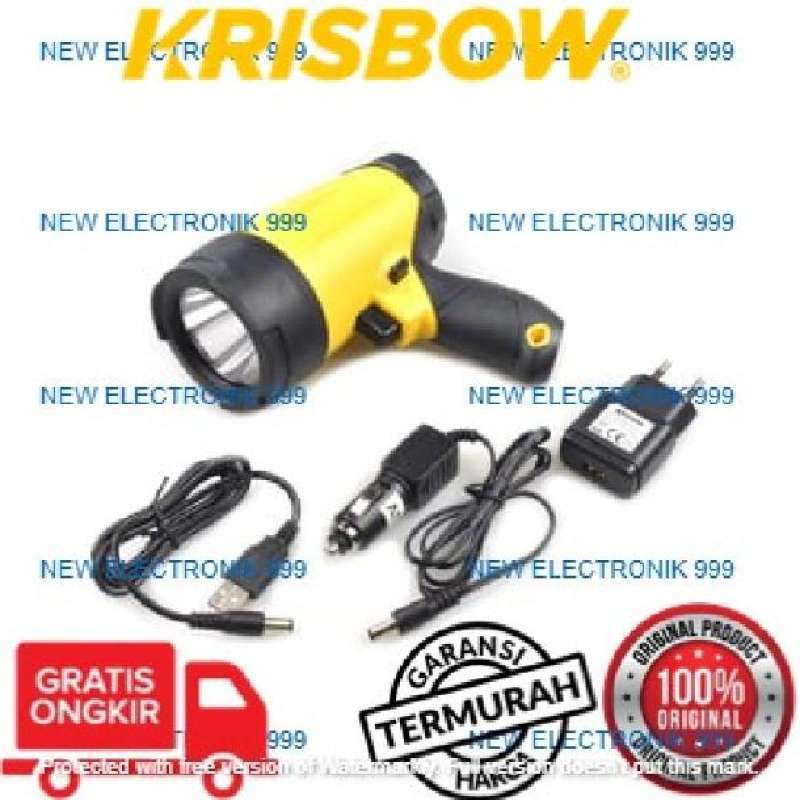 Jual Krisbow Lampu Kerja Rechargeable Led 350 Lm 10108195 Led ...