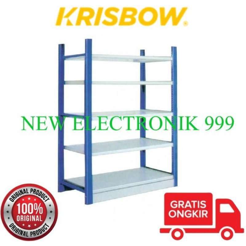 Jual Krisbow Rak Besi 5 Tingkat 180x60x200 Cm Kw1700350 Di Seller New ...