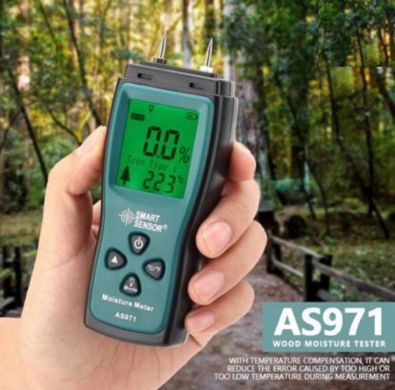 Jual Alat Ukur Kadar Air Kelembapan Kayu - Smart Sensor Wood Moisture ...