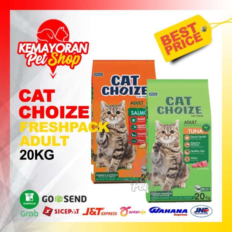 Promo CAT CHOIZE 20Kg ADULT Makanan Kucing CAT CHOICE [GRAB-GOJEK] di ...