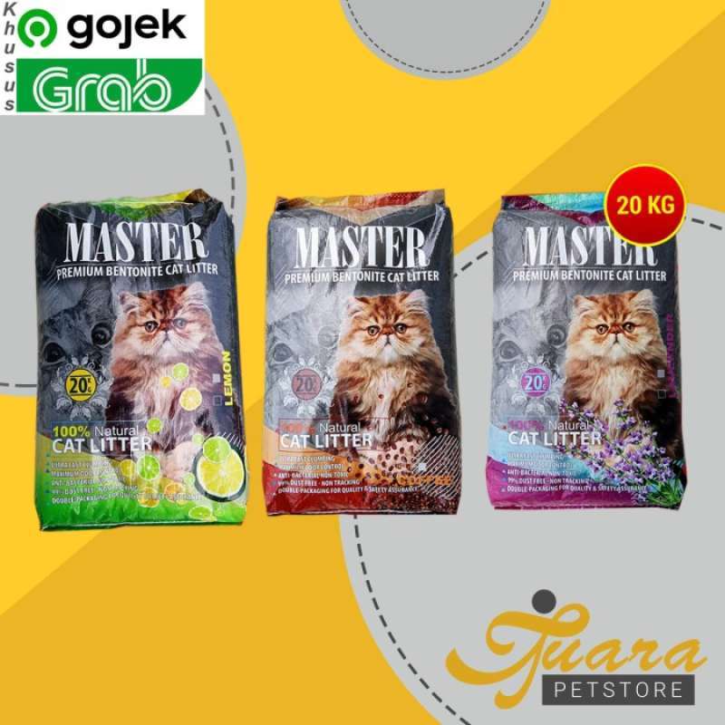 Promo Pasir Kucing Gumpal Wangi Master 20Kg / Cat Litter Master 20 kg ...