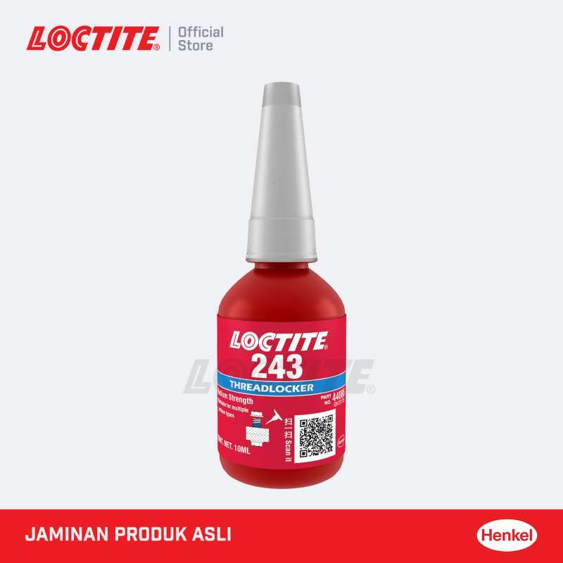 Jual Henkel LOCTITE 243 THREADLOCKER Lem Baut 10 ml Box di Seller LOCTITE Indo Official Store ...