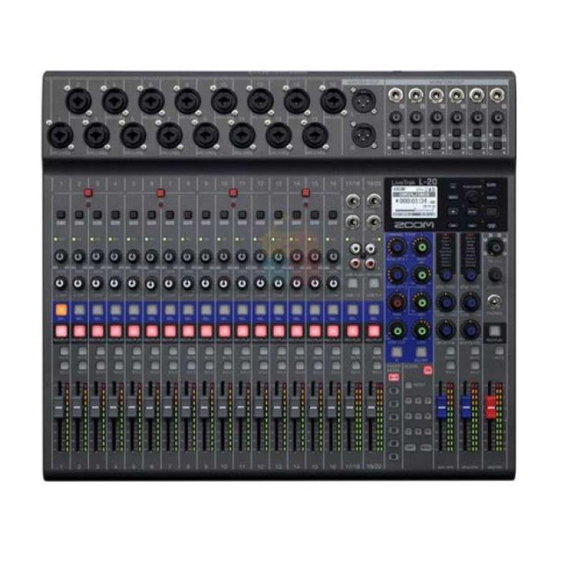 Promo Zoom LiveTrak L-20 - 20-Input Digital Mixer & Multitrack Recorder ...