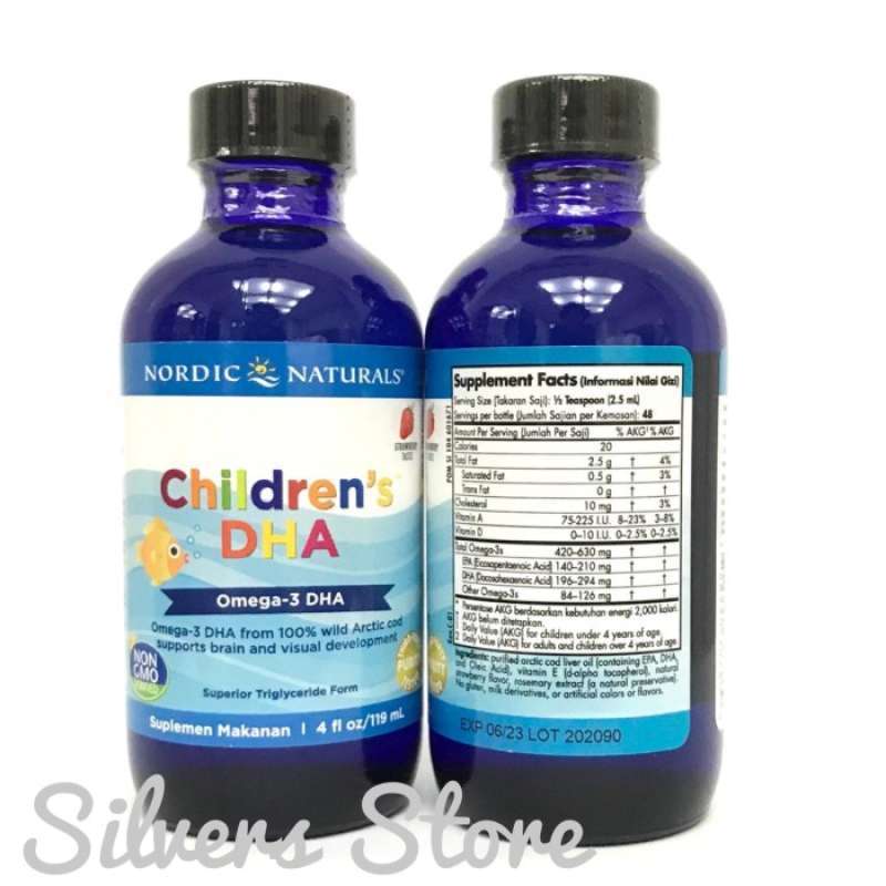 Promo Nordic Vitamin Vit Childrens Dha Strawberry Otak Mata Anak Anak ...